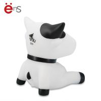 China Colorful LED Cow Night Light Soft Rubber PVC Material For Kids Gifts for sale