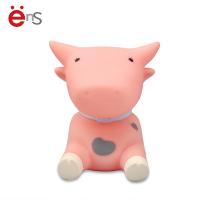 China Colorful LED Cow Night Light Soft Rubber PVC Material For Kids Gifts for sale