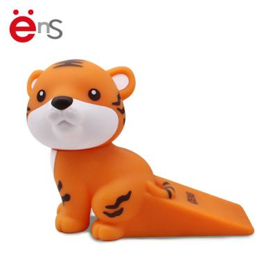 China Cute Plastic PVC Door Stopper Tiger Shape  for promotional gifts OEM for sale