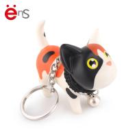 China Anime Figure Promotional Plastic Keychain , 3D Soft Pvc Rubber Keychain for sale
