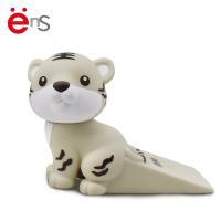 China ENS Cute Animal Door Stops Tiger Shape OEM ODM Eco PVC Material for sale