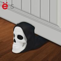 China Noctilucent Skeleton Halloween Door Stopper Non phthalate PVC Material for sale