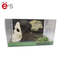 China Noctilucent Skeleton Halloween Door Stopper Non phthalate PVC Material for sale