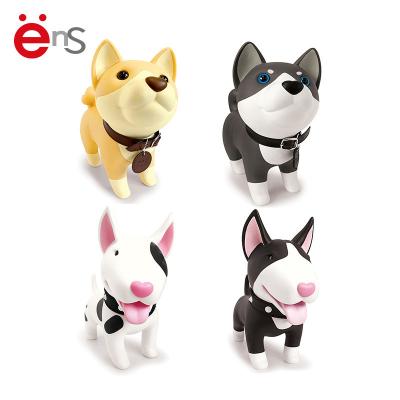 China phthalate free Plastic Piggy Bank Toy Eco PVC Material Dog Shape OEM for sale