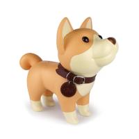 China phthalate free Plastic Piggy Bank Toy Eco PVC Material Dog Shape OEM for sale