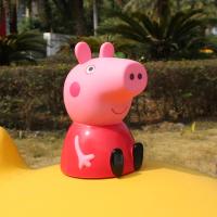 China PVC Animal Pig Coin Bank , 6.2 inch ×4 inch Plastic Piggy Bank for Saving Money for sale