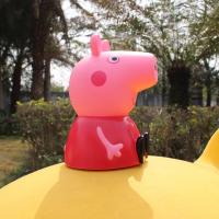 China PVC Animal Pig Coin Bank , 6.2 inch ×4 inch Plastic Piggy Bank for Saving Money for sale