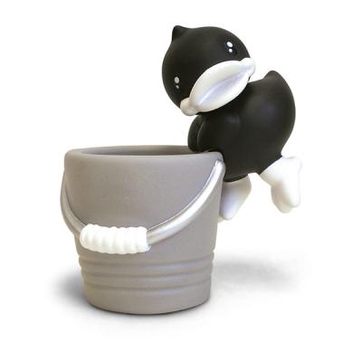 China Cute Duck Pen Holder For Desk Eco Friendly non phthalate pVC ABS Material for sale