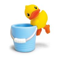 China Cute Duck Pen Holder For Desk Eco Friendly non phthalate pVC ABS Material for sale