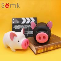 China Pink Pig Plastic Piggy Bank Toy Eco Friendly PVC Material For Kids for sale