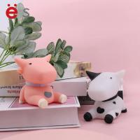 China Eco PVC Soft LED Night Light Cow Shaped 9cm×7.5cm×10cm Size for sale