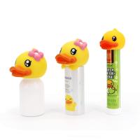 China 3D PVC Action Figure Toys Animal Character Duck Head Plastic PVC Toy For Decoration for sale