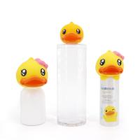 China 3D PVC Action Figure Toys Animal Character Duck Head Plastic PVC Toy For Decoration for sale