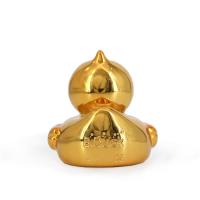 China Electroplated Vinyl Figures Toys Non Phthalate PVC Duck Toys for sale