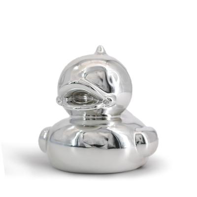 China Electroplated Vinyl Figures Toys Non Phthalate PVC Duck Toys for sale