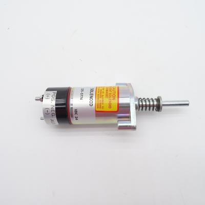 China 24 VDC Fuel Shut Off Solenoid Valve Stop Switch 1255774 For 3306C 3406B 3406C Engine for sale