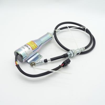 China Wheeled Loader 24V Diesel Stop Solenoid 11110030 11110030P03 SA-4646-24 L70 L90 L120 L150 L180 for sale