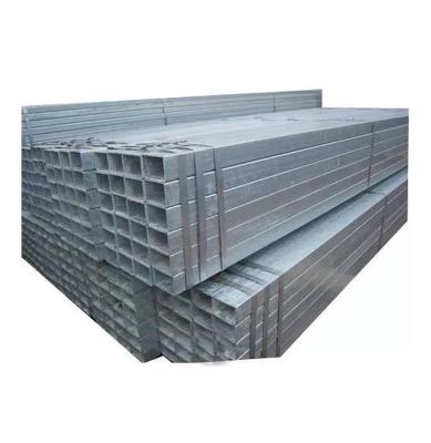 China Hot Dip Galvanized Steel Square Pipe Q195 1mm Thickness Hollow Tubular Steel for sale