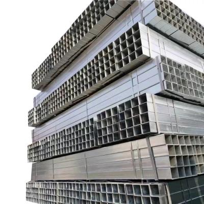 China ASTM A500 Rectangular Steel Pipe 75mm 40x20mm Hot Rolled Welded Tube for Construction for sale