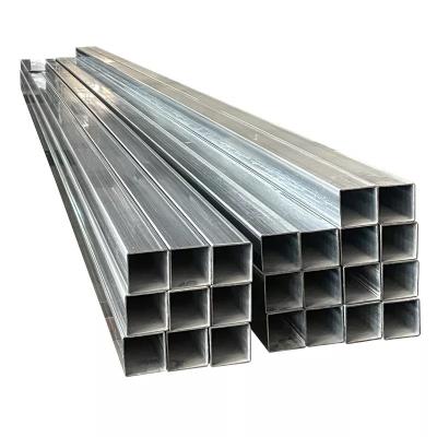China ERW 20mm hot dipped galvanized Rectangular Steel Pipe Q195 60X40 Rectangular Tube for sale