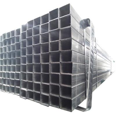 China Hot Dipped Galvanized Steel Square Tube 1.5mm x 75x75mm A36 ERW Welded Pipe for sale