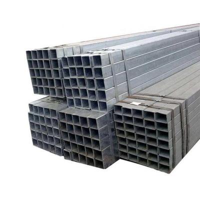 China Galvanized Steel Square Pipe 6.4M Hot Dip Galvanized Seaworthy Package for sale