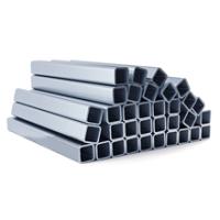 China Galvanized Steel Square Pipe 6.4M Hot Dip Galvanized Seaworthy Package for sale