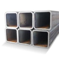 China Customized ERW Painted Rectangular Steel Pipe ASTM A53 Black Galvanized for sale