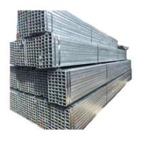 China Painted Galvanized Rectangular Steel Pipe Threaded Ends 6m Length ERW for sale