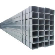 China Painted Coated Grooved Rectangular Steel Pipe Q235 Q345 0.5-3.0mm for Industrial Structure for sale