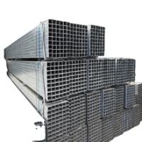 China BIS Certified Galvanized Steel Square Tube 0.8-30mm Thickness 6M Length for sale