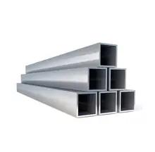 China Galvanized Steel Square Pipe 0.8-30mm Thickness Hot Dip Galvanized Square Tube for Low Pressure Fluid for sale
