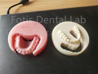 China Full Acrylic Denture with Ivoclar Teeth Comfort Fit Easy Clean for Professional Technicians for sale