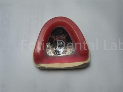 China Red Glossy Denture Wax Bite Rims Occlusal Contour Rim for Dental Prosthetics for sale