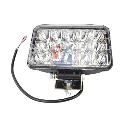 China JUYULONG 4inch 12-80V Forklift 9-bead LED Super Bright Work Lights Universal Forklift Parts Front Headlights Engineering Parts for sale