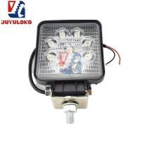 China JUYULONG 4inch 12-80V Forklift 9-bead LED Super Bright Work Lights Universal Forklift Parts Front Headlights Engineering Parts for sale