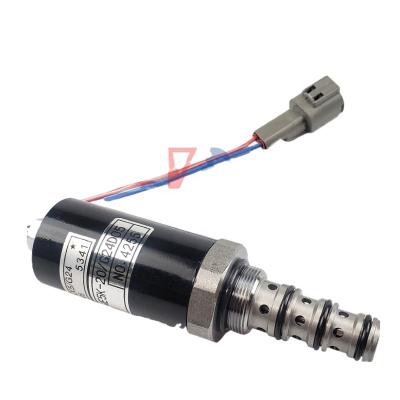 China JUYULONG Hydraulic Pump  Safety Lock Solenoid Valve for Kato HD450 512 700 900 820 1023-1/3/2 Construction Machinery Parts for sale