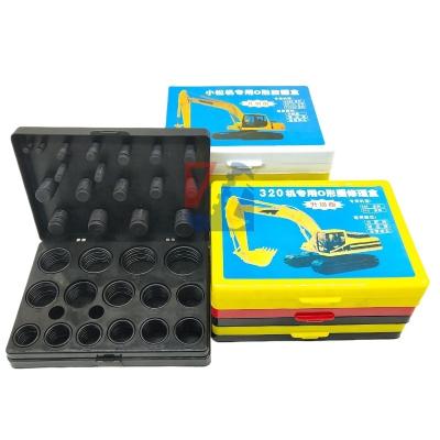 China JUYULONG Excavator Accessories for  320 330 Imported O-ring Seal Repair Box square Seal Ring Imported O-ring for sale
