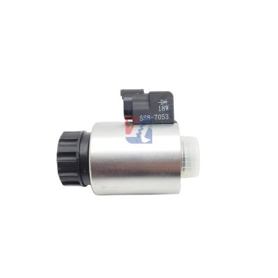 China JUYULONG DC24V Construction Machinery Solenoid Valve Coil for  415F 420F 425F 430F 324-2579 619-2372 588-7053 Compati for sale