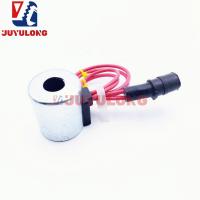 China JUYULONG Excavator Accessories pilot Fast and Slow Gear Solenoid Valve Coil 12V24V for  CAT305 306 307C for sale