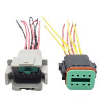 China JUYULONG Is Suitable for CAT312/320B/C/D Hook Oil Door Motor Plug 7-wire Male/female Plug Construction Machinery Parts for sale