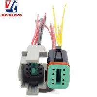 China JUYULONG Is Suitable for CAT312/320B/C/D Hook Oil Door Motor Plug 7-wire Male/female Plug Construction Machinery Parts for sale