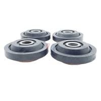 China JUYULONG Engine Shock Absorber Machine Foot Rubber Pad for  312/311/313/315/318/320/323B Construction Machinery Parts for sale
