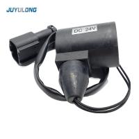 China JUYULONG Is Suitable for Komatsu PC60-7 120 200-6 Rotary Travel Brake Solenoid Valve Coil Construction Machinery Parts for sale