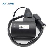 China JUYULONG Is Suitable for Komatsu PC60-7 120 200-6 Rotary Travel Brake Solenoid Valve Coil Construction Machinery Parts for sale