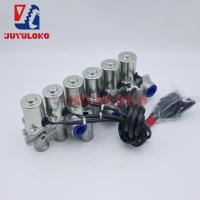 China JUYULONG for Komatsu PC130 200 220 240 300 360-6-7-8  Pilot Safety Lock Rotary Solenoid Valve Group Construction Machinery Parts for sale
