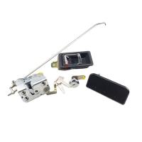 China JUYULONG Excavator Parts Komatsu PC200-5 PC120-5 PC60-6 Cab Door Lock Assembly Outside Pull Locking Piece for sale