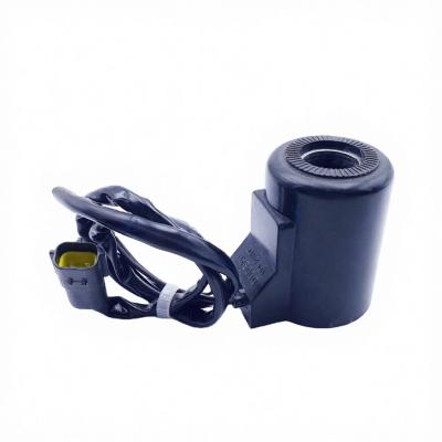 China Juyulong Pilot Safety Lock Solenoid Valve Coil Hole 20mm for Doosan Daewoo DH300-7-5 Excavator Construction Machinery Parts for sale