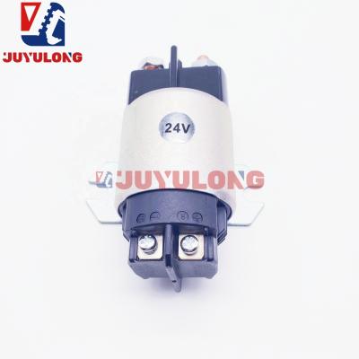 China JUYULONG 301202-00087 24V Starter Motor Relay Magnetic Switch N24S00003F1 for Doosan for Kobelco SK210-6E SK200-8 Excavator for sale