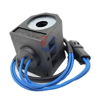 China JUYULONG for Doosan Excavator Parts DH220-5 24V Solenoid Valve Coil 519-0003 for sale